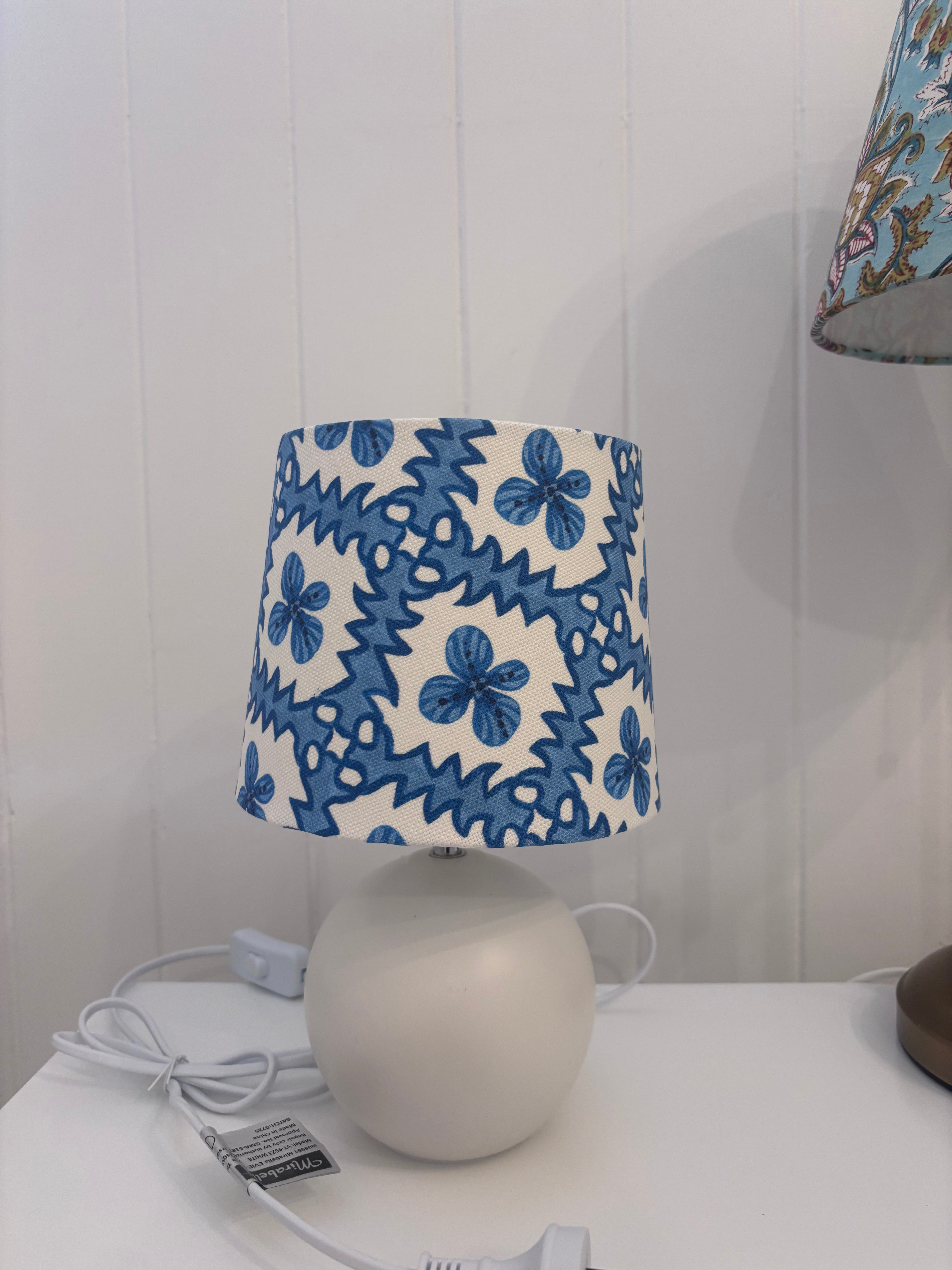 Lamp with Anna Spiro shade – Milton Makes